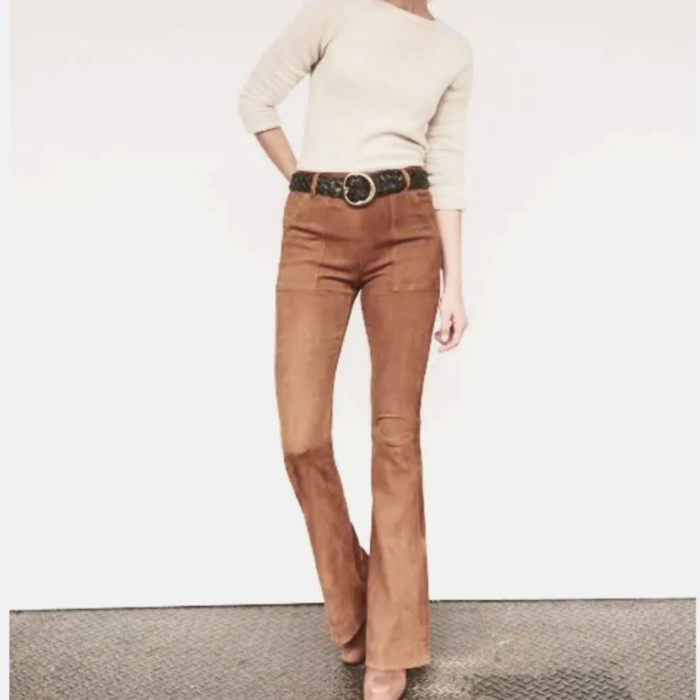 1990's Margaret Godfrey Suede Pants - Gem